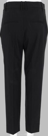 Vince Cotton-Blend Trousers - Black
