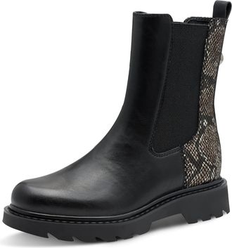 Tamaris Damen Stiefel Vegan schwarz 39