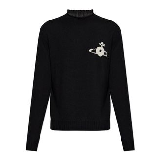 Vivienne Westwood Fisherman Wollpullover - - Knitwear - Herren - Schwarzk - L