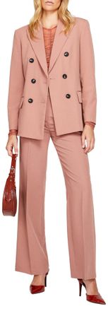 Sisley Sisley Womens 2KVXLW01C Jacket, Antique Pink 33A, 40
