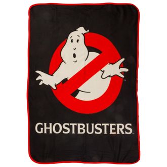 Silver Buffalo Fleece-&Uuml;berwurf, Ghostbusters No Ghost Movie Logo, 114,3 x 152,4 cm, weiche und gem&uuml;tliche Decke, 180 g/m&sup2;