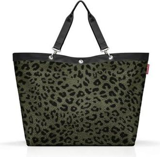 Reisenthel Shopper XL - Sac de courses spacieux et sac à main élégant en un - En matériau imperméable, Teddy Leo Olive, xl