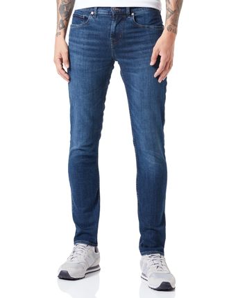 7 For All Mankind Herren Jsmxc420 Jeans, Dark Blue, 38 EU