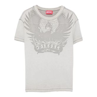 Diesel T-Ila-Aa7 T-Shirt - - Tops - Damen - Wei&szlig; - M