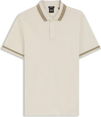 HUGO BOSS Poloshirt aus merzerisierter Baumwolle, Slim Fit in