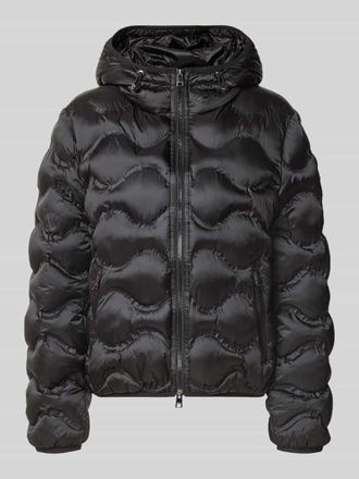 Marc Cain Steppjacke mit Kapuze und Rei&szlig;verschlusstaschen