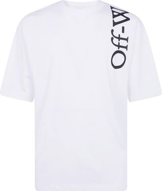 Off-white T-Shirt Short Sleeves Vertical Bookish Skate