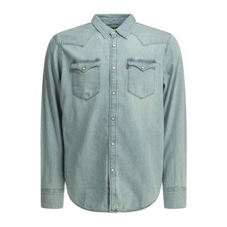 Levi's Chemise Western Classique en Denim - Homme - Chemises - Bleu - Taille: M