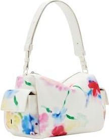 Desigual Liquidflower Habana Hand Bag Creme White