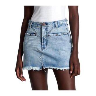 One Teaspoon Denim Mini Rock Salty Dog - - Skirts - Damen - Blau - W23