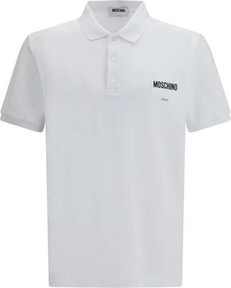 Moschino Homme, Tops, Blanc, Taille: XL Polo en Coton