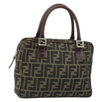 Fendi Pre-owned Vintage Canvas Handtasche - - Pre-owned - Damen - Braun - ONE SIZE