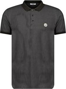 Deeluxe Polo Motif Micro-imprimé & col en Maille Plate Polo BAKY Regular Homme