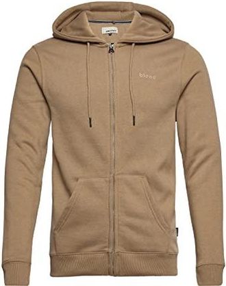 Blend Blend Bhdownton Zipthrough PP Noos Cardigan, 171118-Gris, S Homme