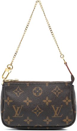 Louis Vuitton Crossbody Bags - Monogram Mini Pochette Accessoires - Gr. unisize - in Braun - f&uuml;r Damen