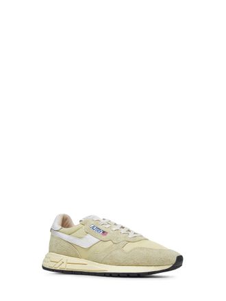 Autry Mens Sneakers Reelwind Low White Nylon Trainers