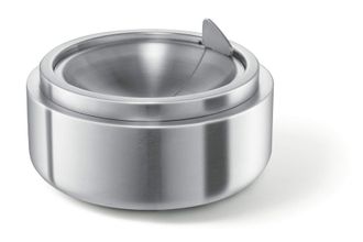 Zack 50162 CONTAS Kipp-Aschenbecher, Edelstahl matt, 13cm