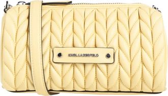 Karl Lagerfeld K/WEAVE MINI ZIP BARREL CROSSBODY BAG