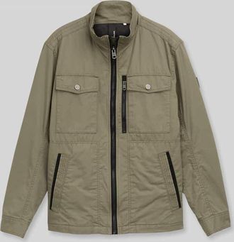 Tom Tailor Regular Fit Jacke aus reiner Baumwolle