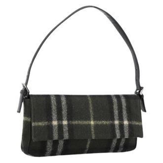 Burberry Sac bandouli&egrave;re vintage doccasion - Femme - Pre-owned - Vert - Taille: ONE Size