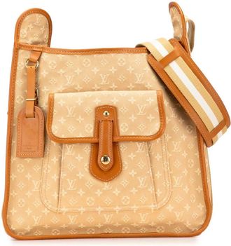 Louis Vuitton Hobo Bags - Monogram Mini Lin Besace Mary Kate - Gr. unisize - in Braun - für Damen