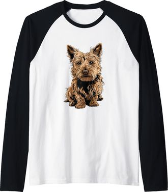 Whyitsme Design Roter Australian Terrier Hund Illustration Raglan