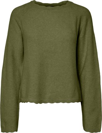 Pieces Pcrath Ls O-Neck Knit Pwp Bc