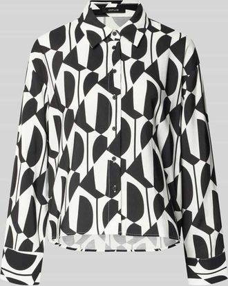 OPUS Hemdbluse aus Viskose-Mix mit Hemdblusenkragen Modell Fetro