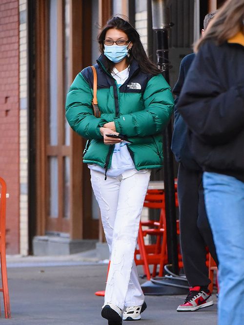bella hadid the north face