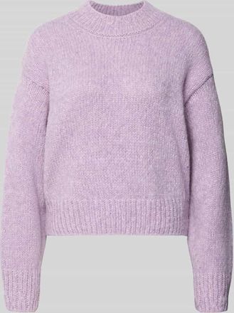 Marc Cain Pullover aus Wolle Alpaka mit Rippb&uuml;ndchen