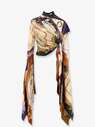 Zimmermann Valiant Draped Scarf Top - ZIMMERMANN - gender_Woman