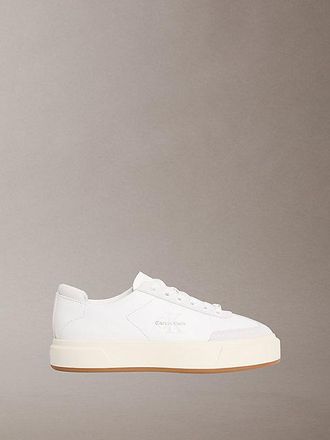 Calvin Klein Premier - Baskets embl&eacute;matiques en cuir