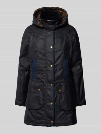 Barbour Jacke mit Kapuze und Pattentaschen Modell BOWER WAX