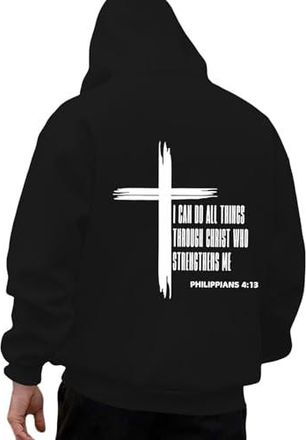 Generic Sweat a Capuche Homme Hooded Sweatshirt Sweats &agrave; Capuche en Maille Demi-Zip Pullover L&eacute;ger Sportif Casual Confortable Streetwear avec Poche Frontale