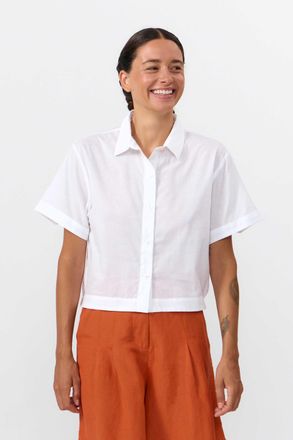 Suite13lab Damen vegan Hemd Valles Wei&Atilde;Y