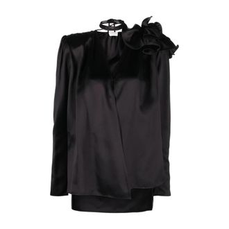 Magda Butrym Schwarzer Pullover - - Blouses & Shirts - Damen - Schwarzk - XS