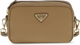 Prada trousse de toilette en cuir - Tons neutres