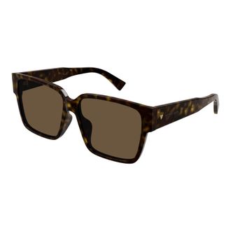 Bottega Veneta Eckige Sonnenbrille - - Accessories - Damen - Braun - 59 MM