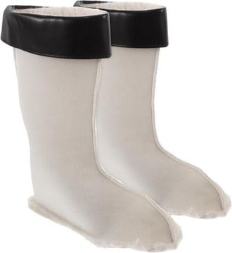 Yarnow 2 Pi&egrave;ces Doublures Chaudes pour Pluie Longues Int&eacute;rieur Polaire &Eacute;paisse Unisexe Chaussettes Isolantes pour Chasse et Neige Doublures Respirantes Hiver