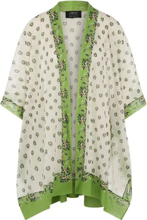 Marc Cain Femme, Vestes, Multicolore, Taille: 44 FR Cape Imprim&eacute; Tricot&eacute; en Allemagne