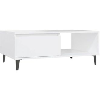 vidaXL Couchtisch Weiß 90x60x35 cm Holzwerkstoff Vidaxl