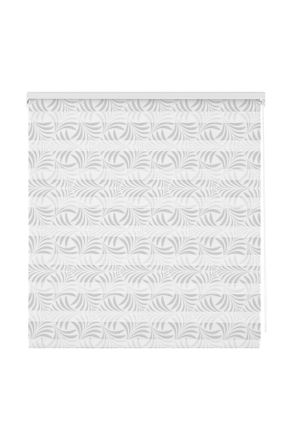 Estoralis | TEXTUREN | Doppelrollo Nacht und Tag | Bedrucktes Duo-Rollo | T-4062 | 110 x 180 cm. (Breite/H&ouml;he) Stoffgr&ouml;&szlig;e 107 x 175 cm. | Rollos f&uuml;r Fenster und