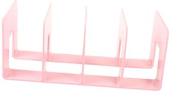 Cabilock Acryl B&uuml;cherregal Organizer mit F&auml;chern Vertikaler Dokumentenhalter f&uuml;r B&uuml;ro und Schreibtisch Multifunktionaler Akten B&uuml;cherhalter Praktischer Aufbewa