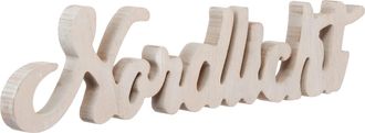 Brandsseller Deko-Schriftzug Nordlicht ca. 40 cm aus Holz