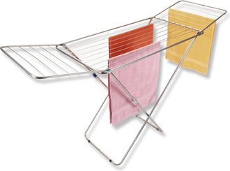 Mendler ROLLER Flügel-Wäscheständer - Metall - 18 m Trockenlänge