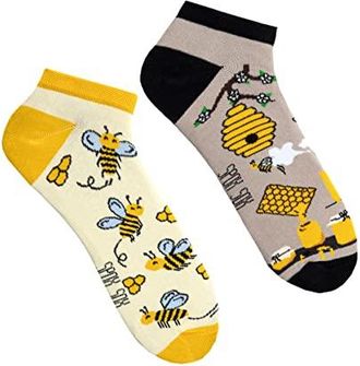 Spox Sox Low Unisex - des chaussettes - sneaker socquettes - colorées coton pour les individualistes - multicolores, drôles, fantaisie, originales chaussettes 