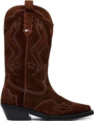 Tommy Jeans Cowboystiefel Archive EN0EN03095 Braun