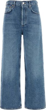 A Gold E Femme, Jeans, Bleu, Taille: W23 Ren High Rise Wide Leg Jeans
