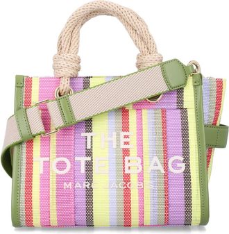 Marc Jacobs Femme, Sacs, Multicolore, Taille: ONE Size Le Sac Cabas Petit Mod&egrave;le en Maille Ray&eacute;e