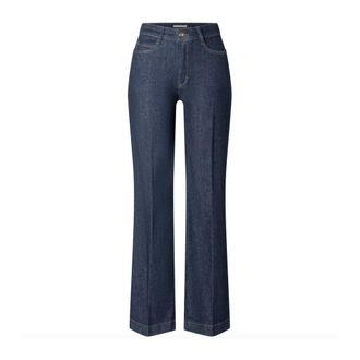 M.A.C Dunkle Weite Jeans Hose - - Jeans - Damen - Blau - S L30